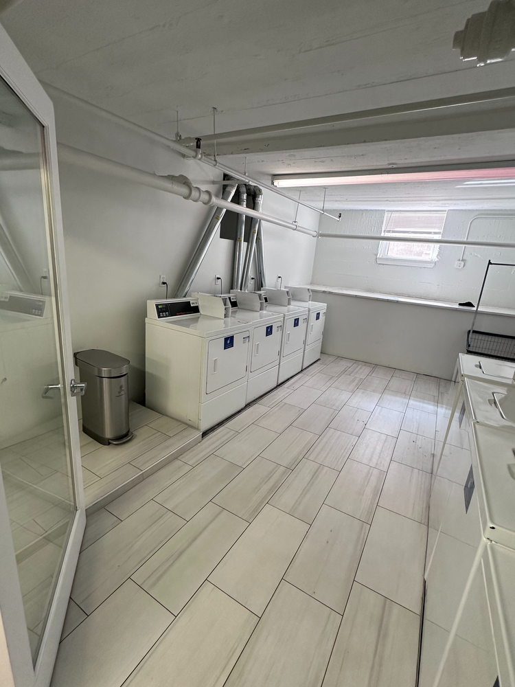Plain Silver Multi-Family Laundry