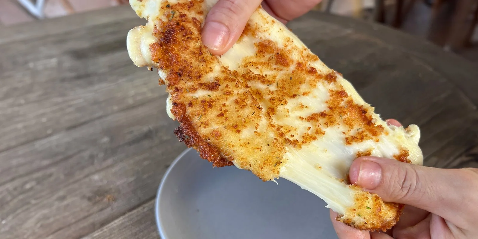 Vegetarian Friendly Mozzarella Schnitzel — Brumby's Bakery
