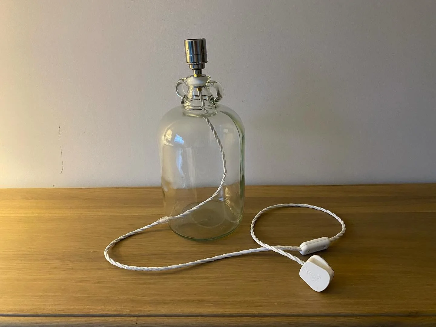 Glass Lamps Made From Antique Demijohns - Verre Lighting