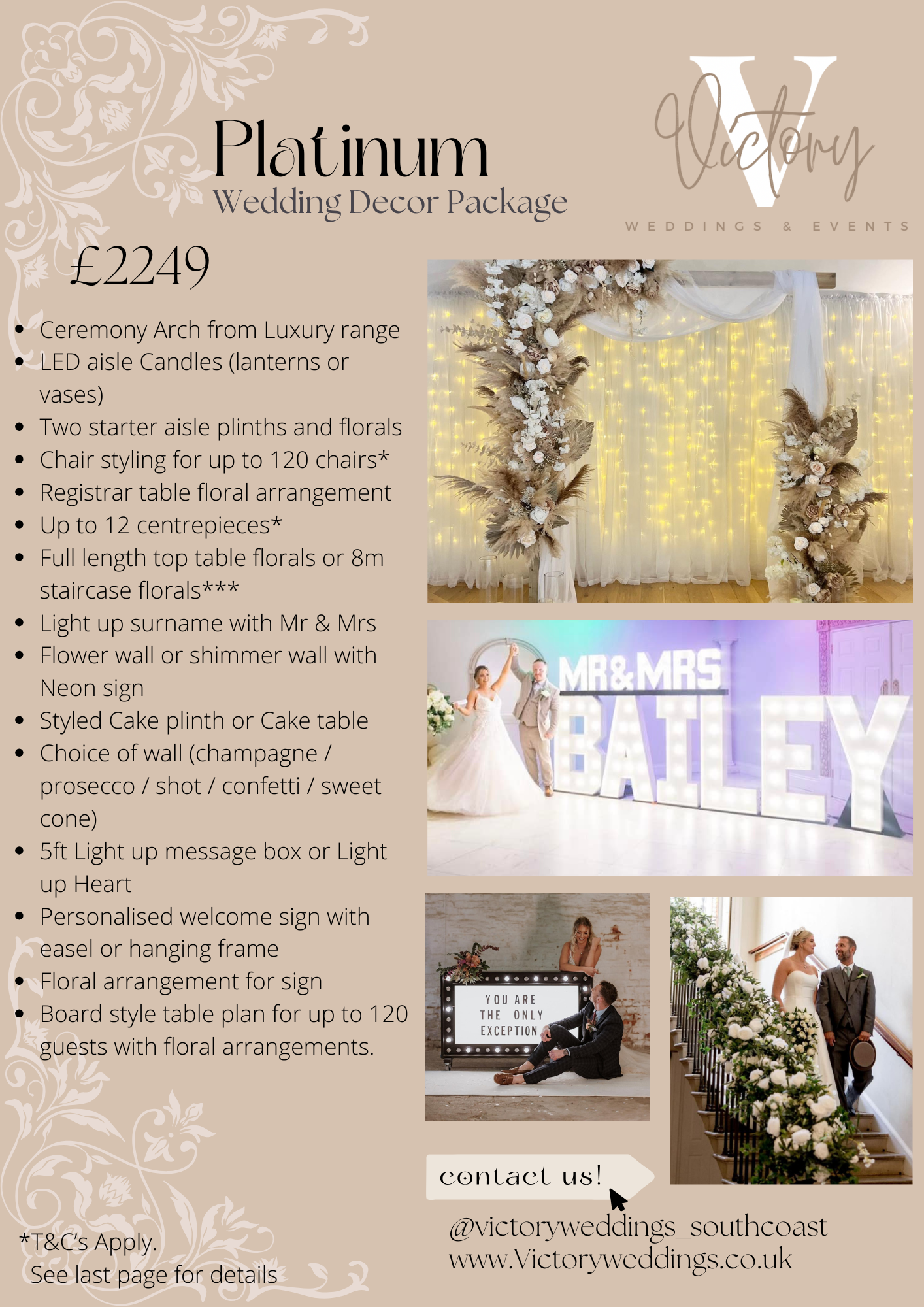 General 1 — Victory Weddings and Events