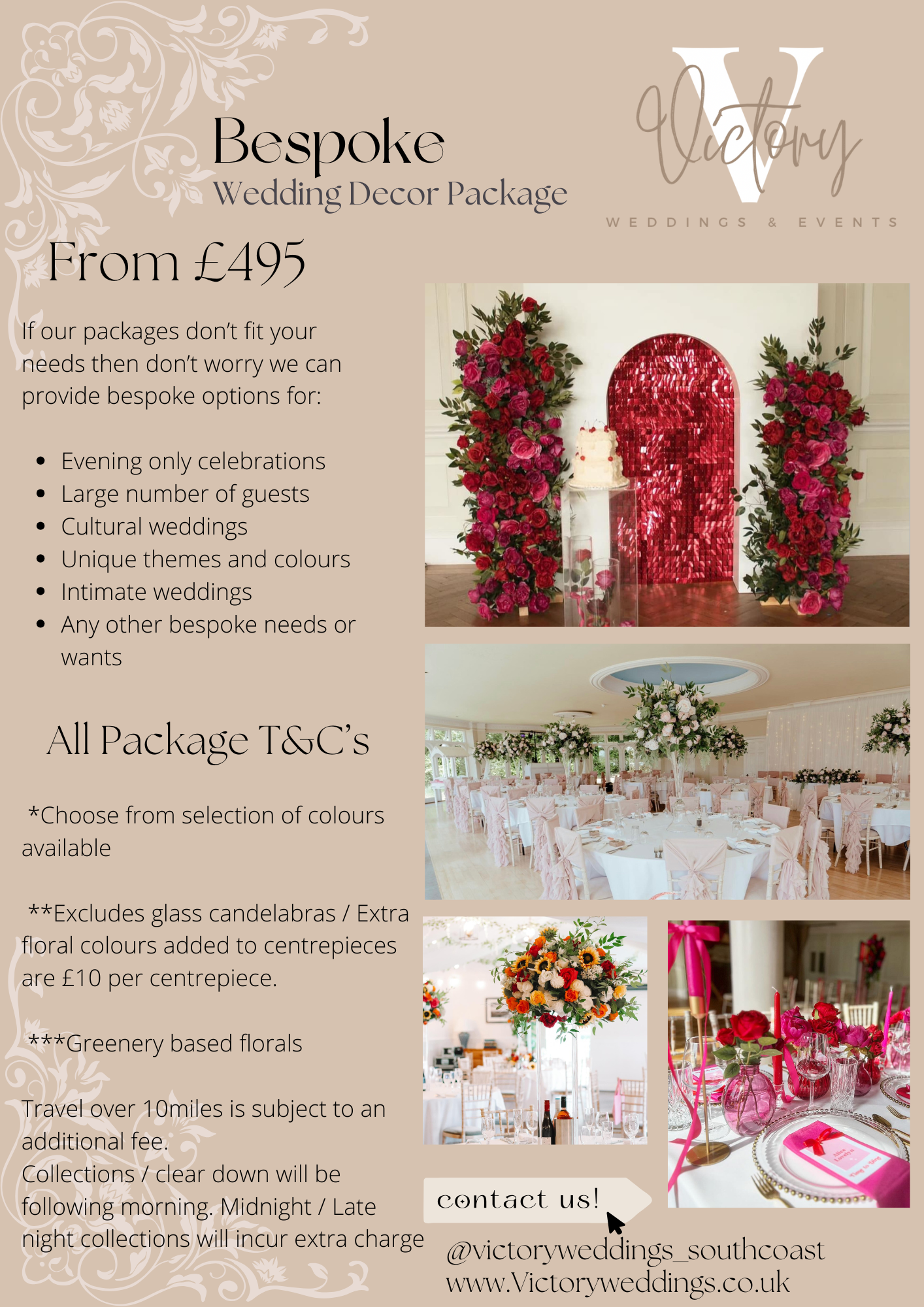 General 1 — Victory Weddings and Events