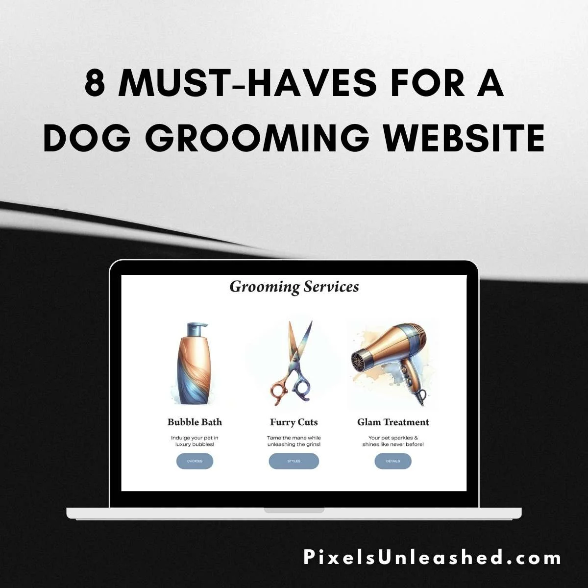 8 Must-Have Features for a Successful Dog Grooming Website — Pixels ...