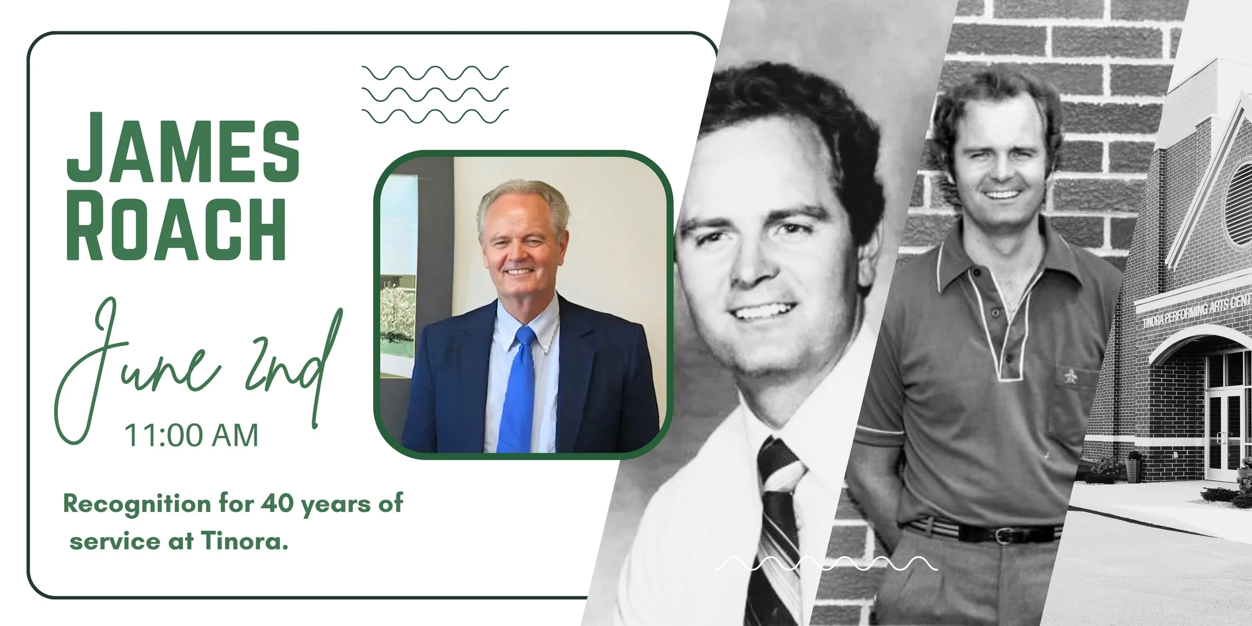 James Roach 40 years Recognition — Tinora Performing Arts Center