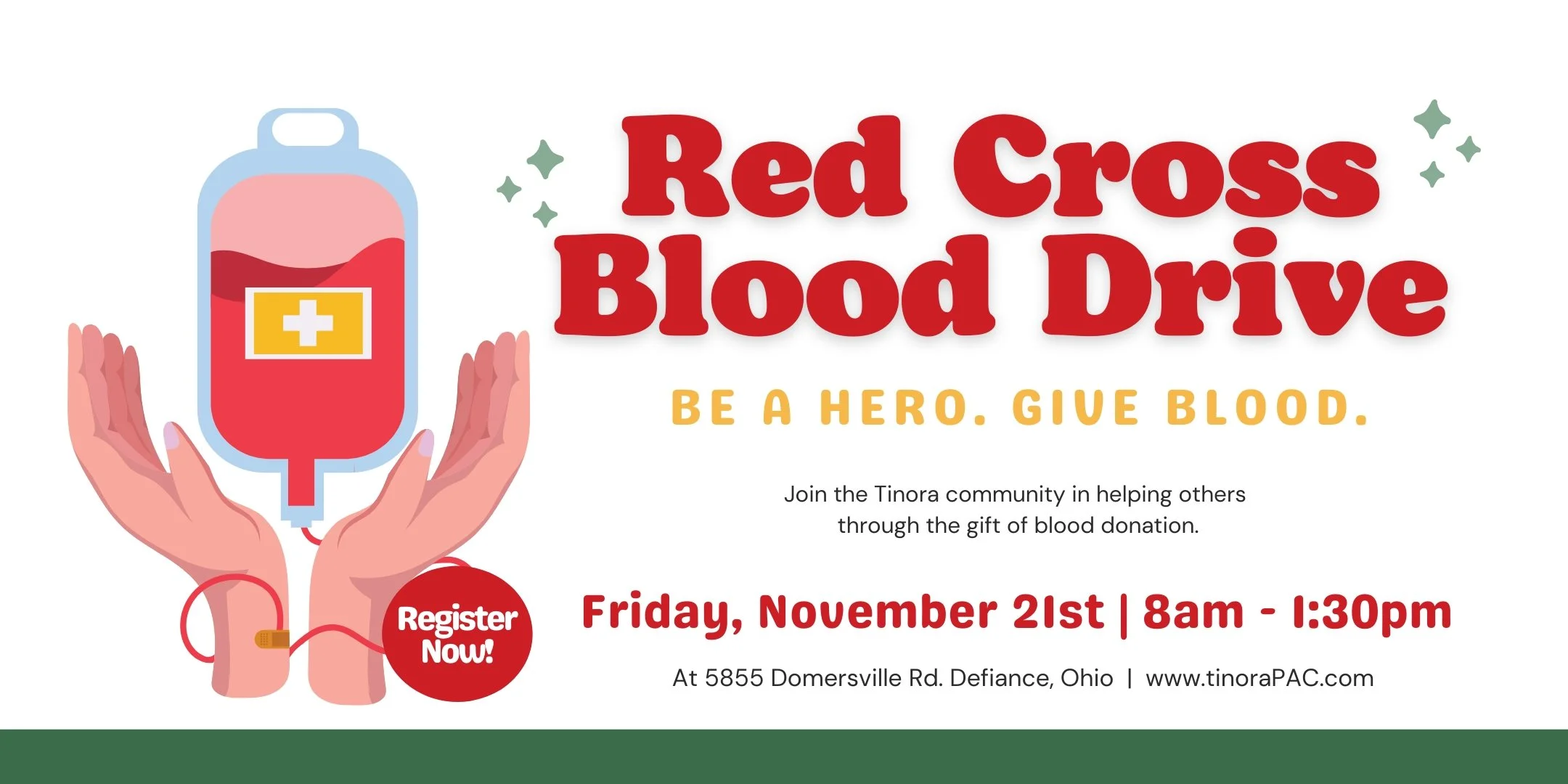 Red Cross Blood Blood Drive — Tinora Performing Arts Center
