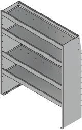 Steel Galvanized Shelving - Durable Storage Solutions for Work Vans ...