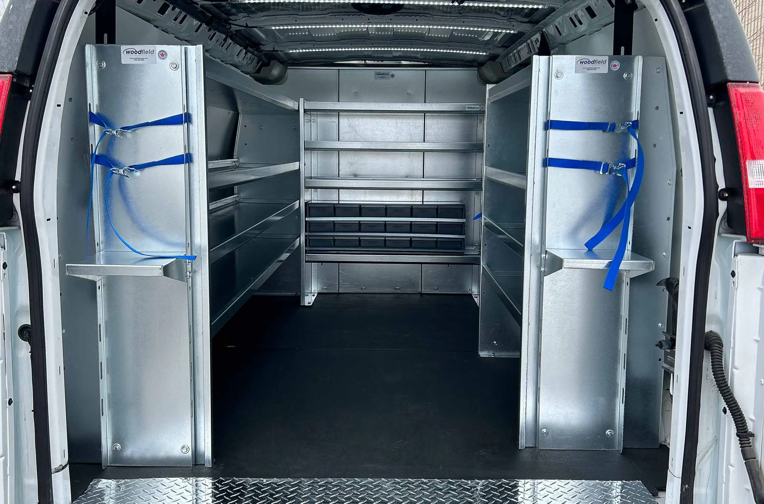 Steel Galvanized Shelving - Durable Storage Solutions for Work Vans ...