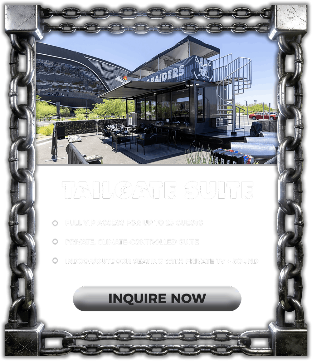 Raiders MASQUERAID VIP Tailgate — Confirmed360