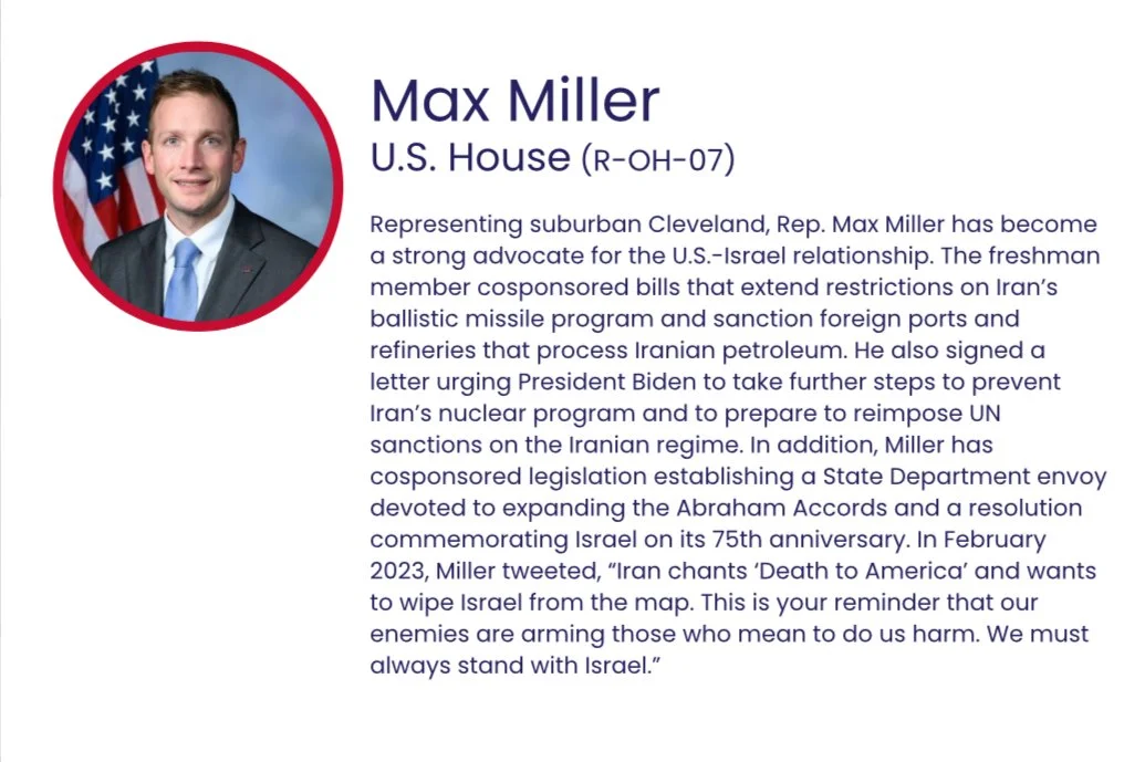 Ohio's Congressional Delegation — Track AIPAC