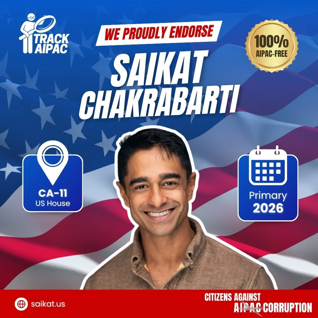 California's Congressional Delegation — Track AIPAC