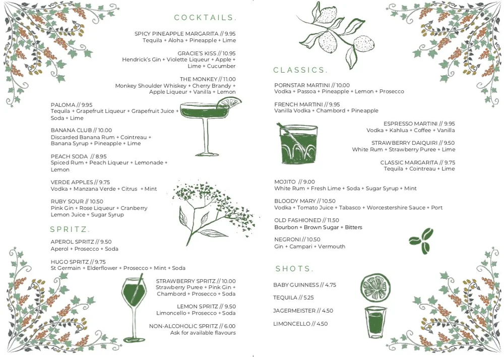 Menu — EDEN