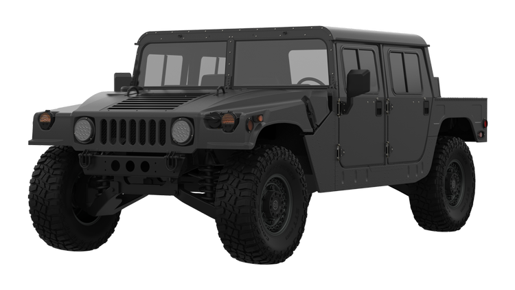 Aluminum Cab Kits Hummer H1 Humvee Complete Cab — Bravo Armored Machine