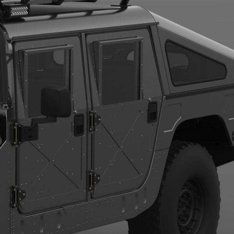 Aluminum Cab Kits Hummer H1 Humvee Complete Cab — Bravo Armored Machine