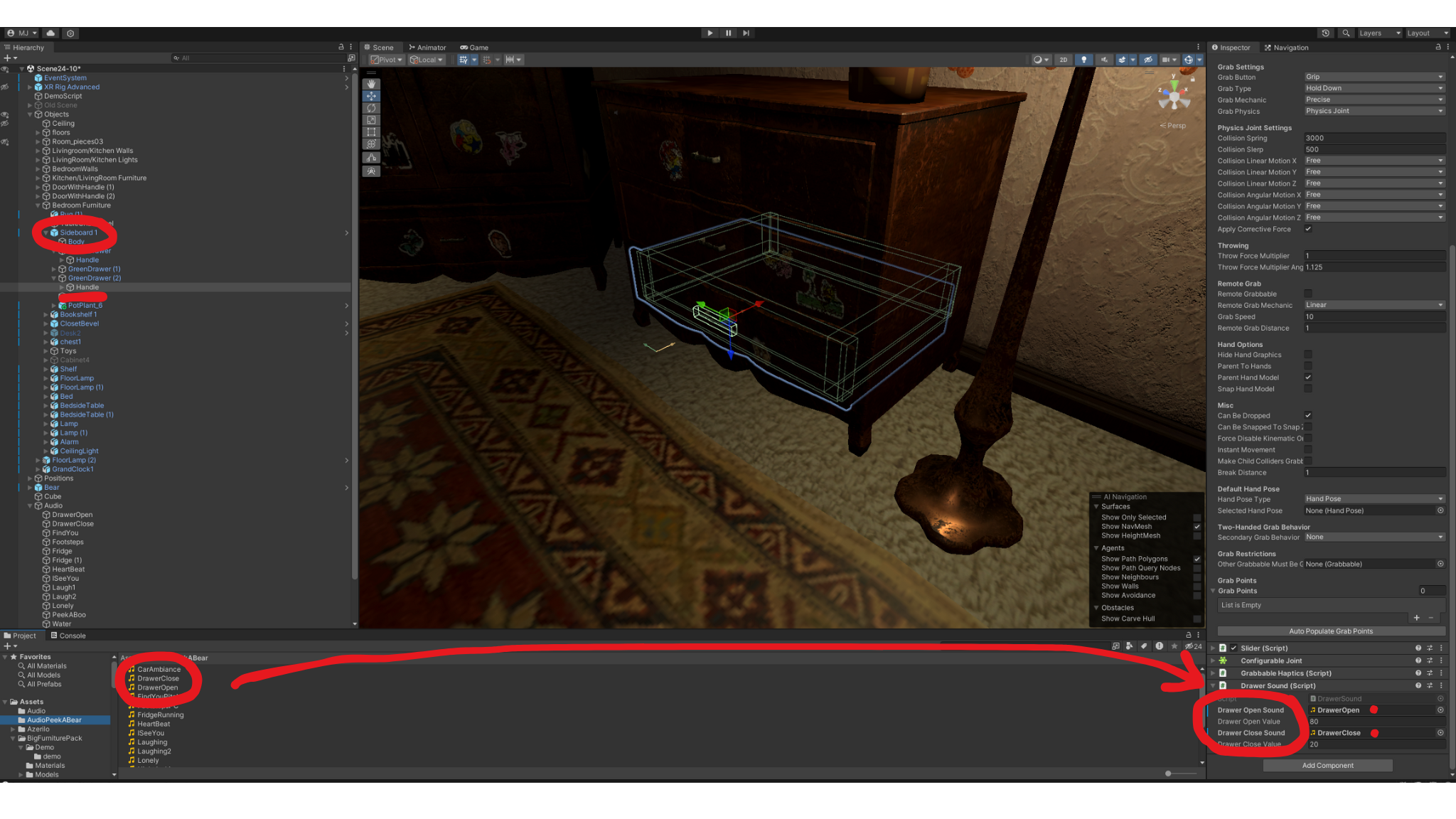 VR Design and Development Portfolio (Peek-A-Bear) — Mitty Games