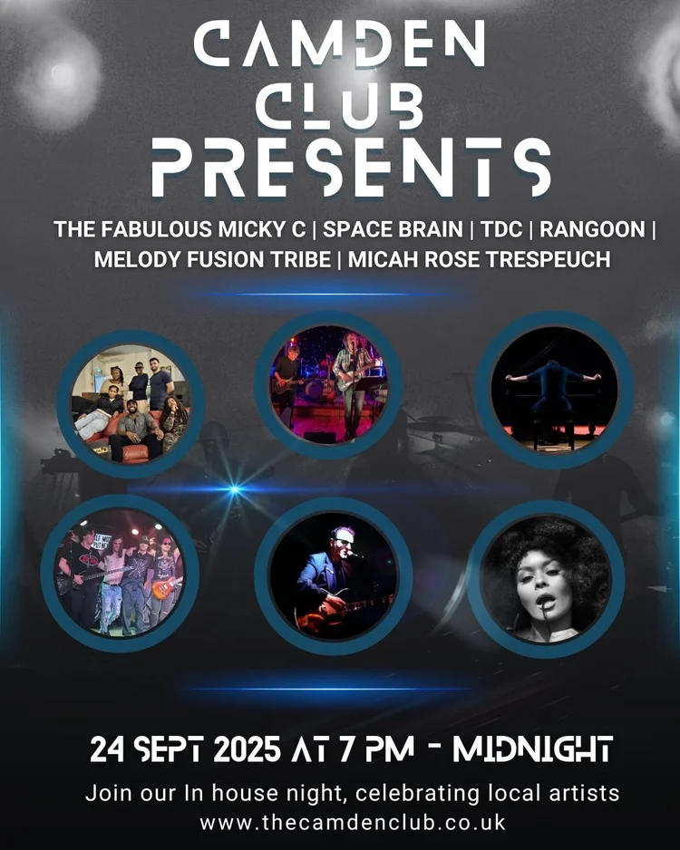 Whats on | Explore Events & Book Tickets — THE CAMDEN CLUB