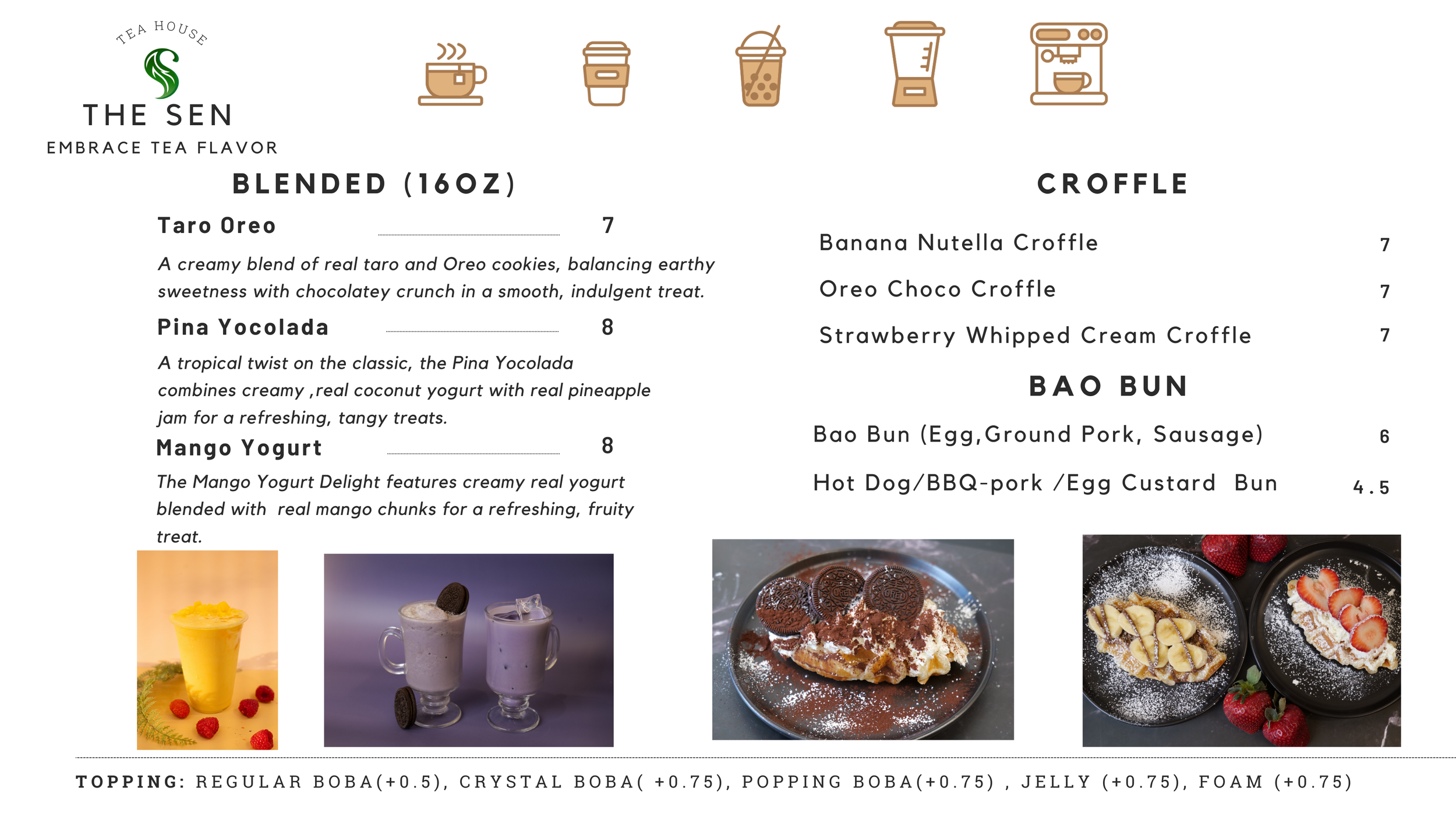 Menu 1 — THE SEN TEA HOUSE