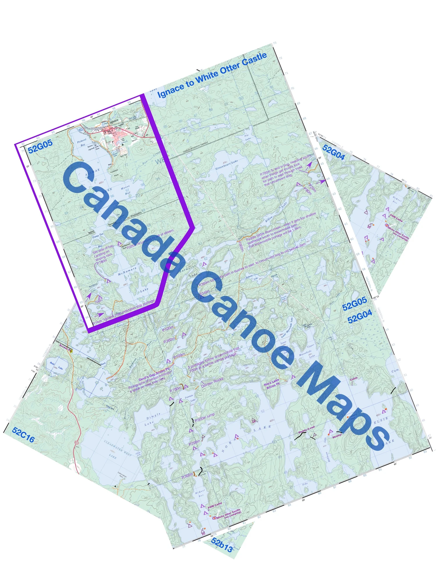 Canada Canoe Maps