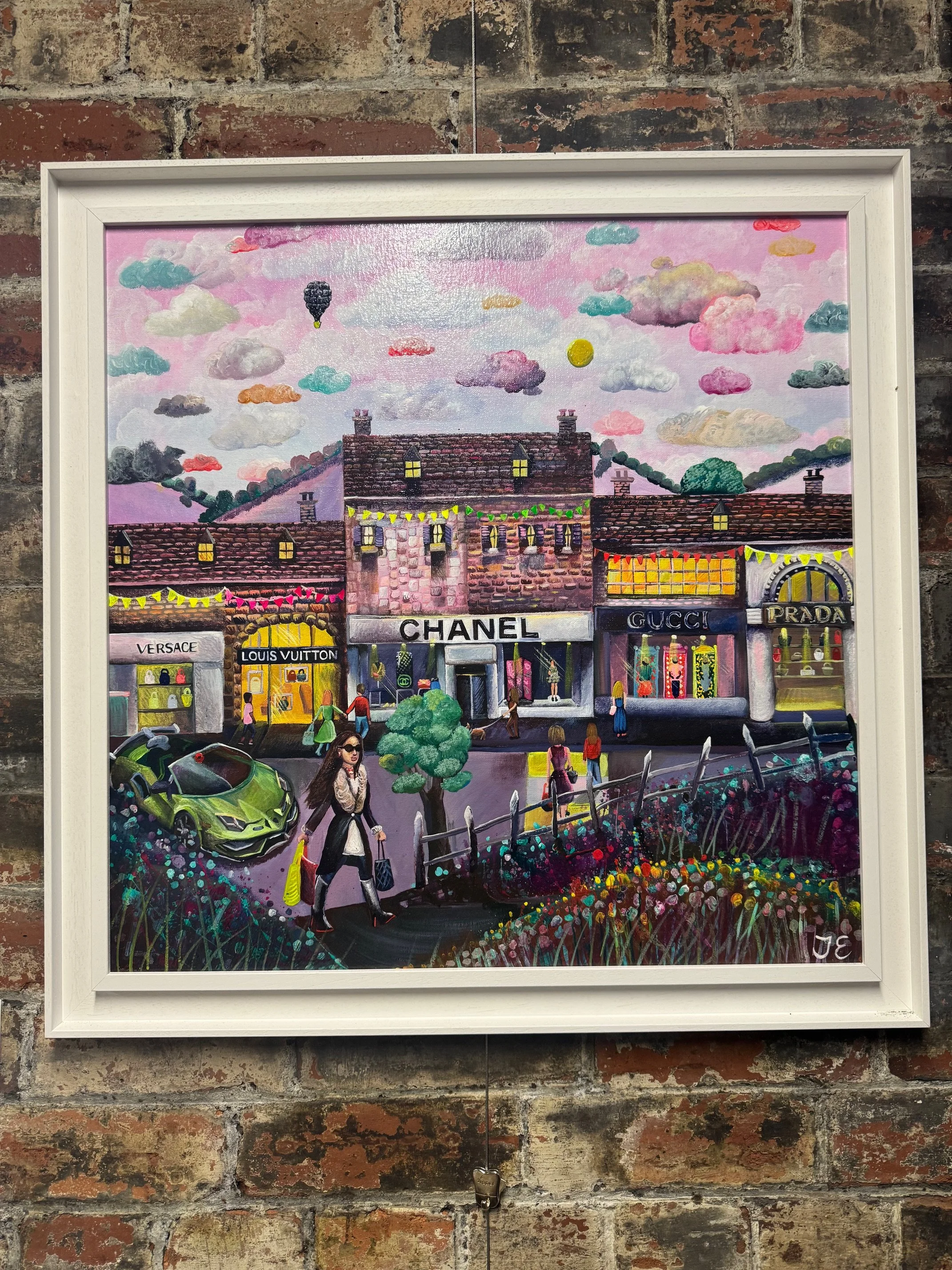 Jennifer Elson 'The Art of Shopping ' Original Painting — The Yard ...