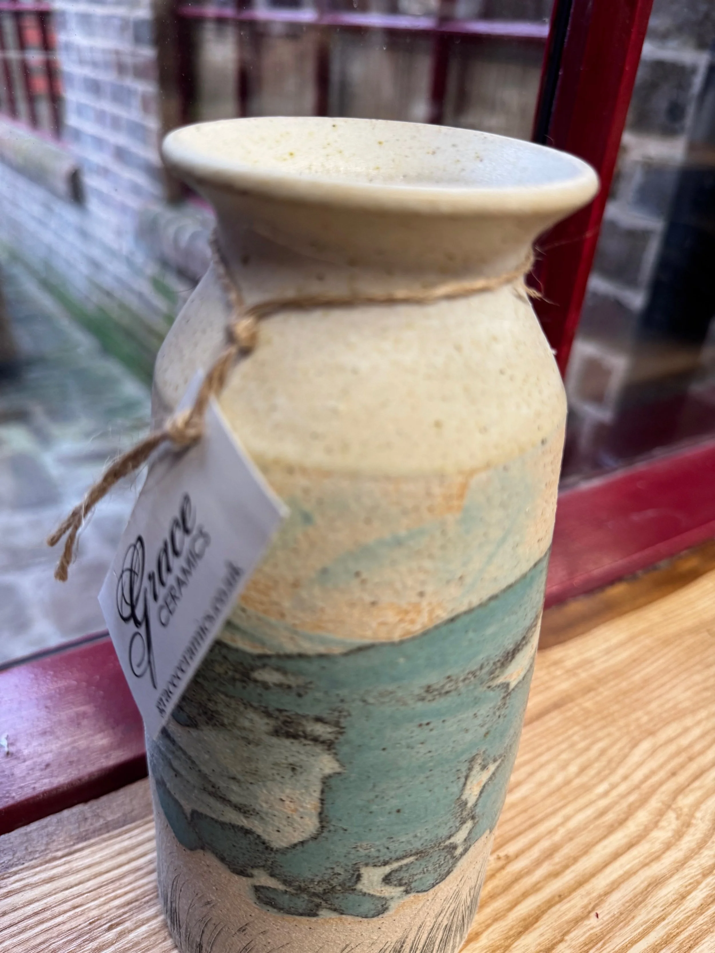 Grace Ceramics Medium Landscape Vase — The Yard Gallery & Mesters' Market