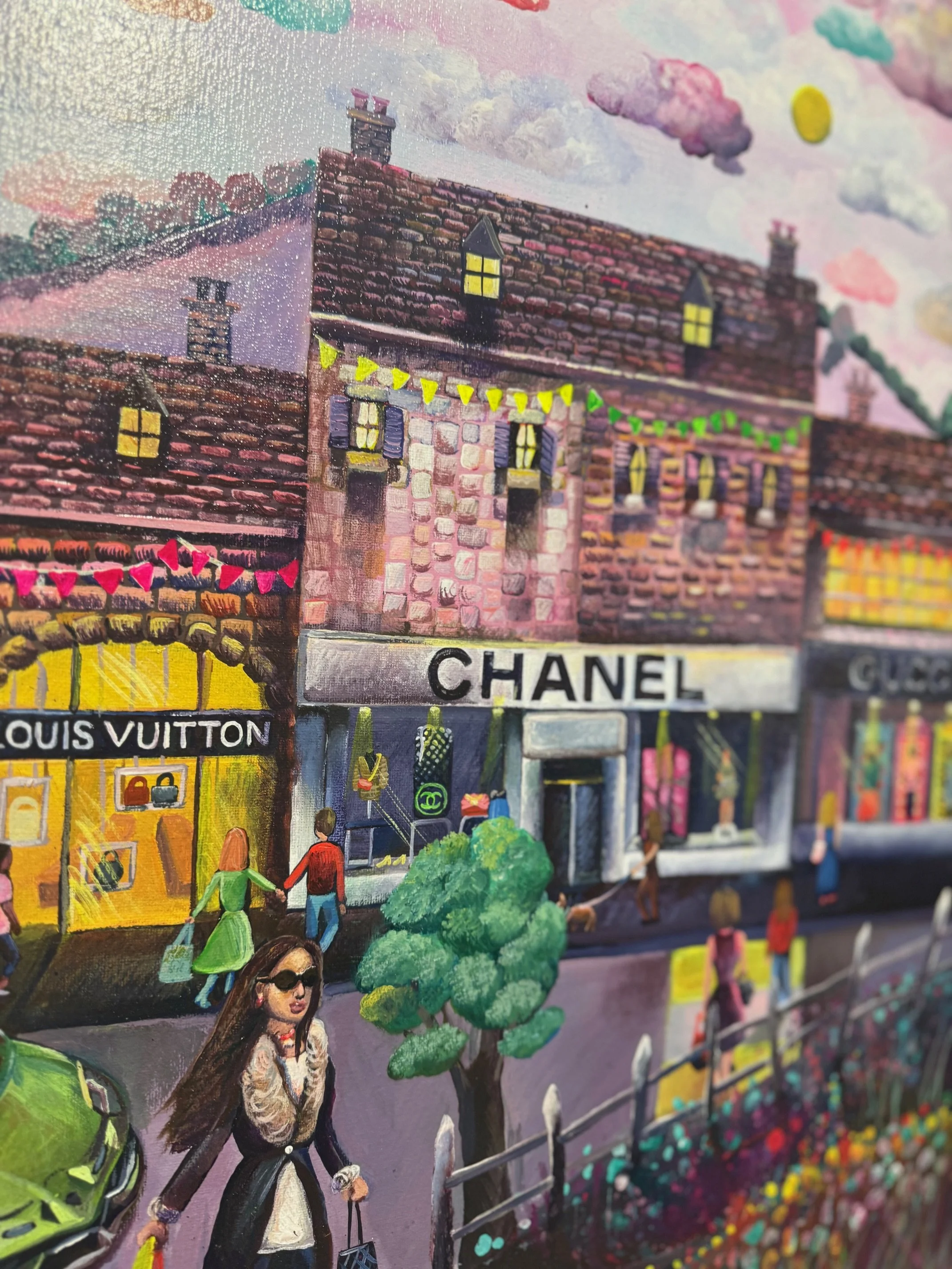Jennifer Elson 'The Art of Shopping ' Original Painting — The Yard ...