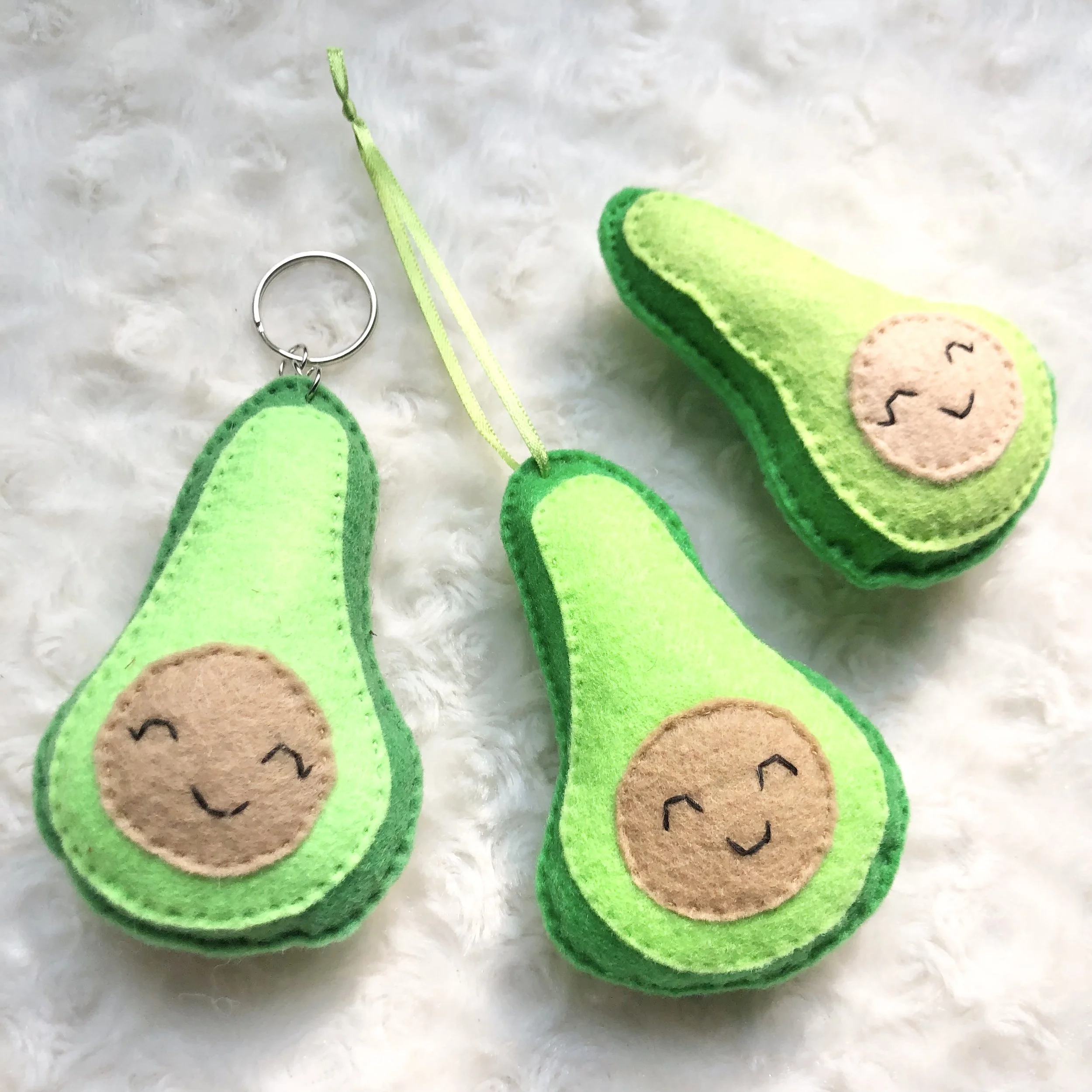Felt Avocado Hand Sewing — Locally Crafted Workshop
