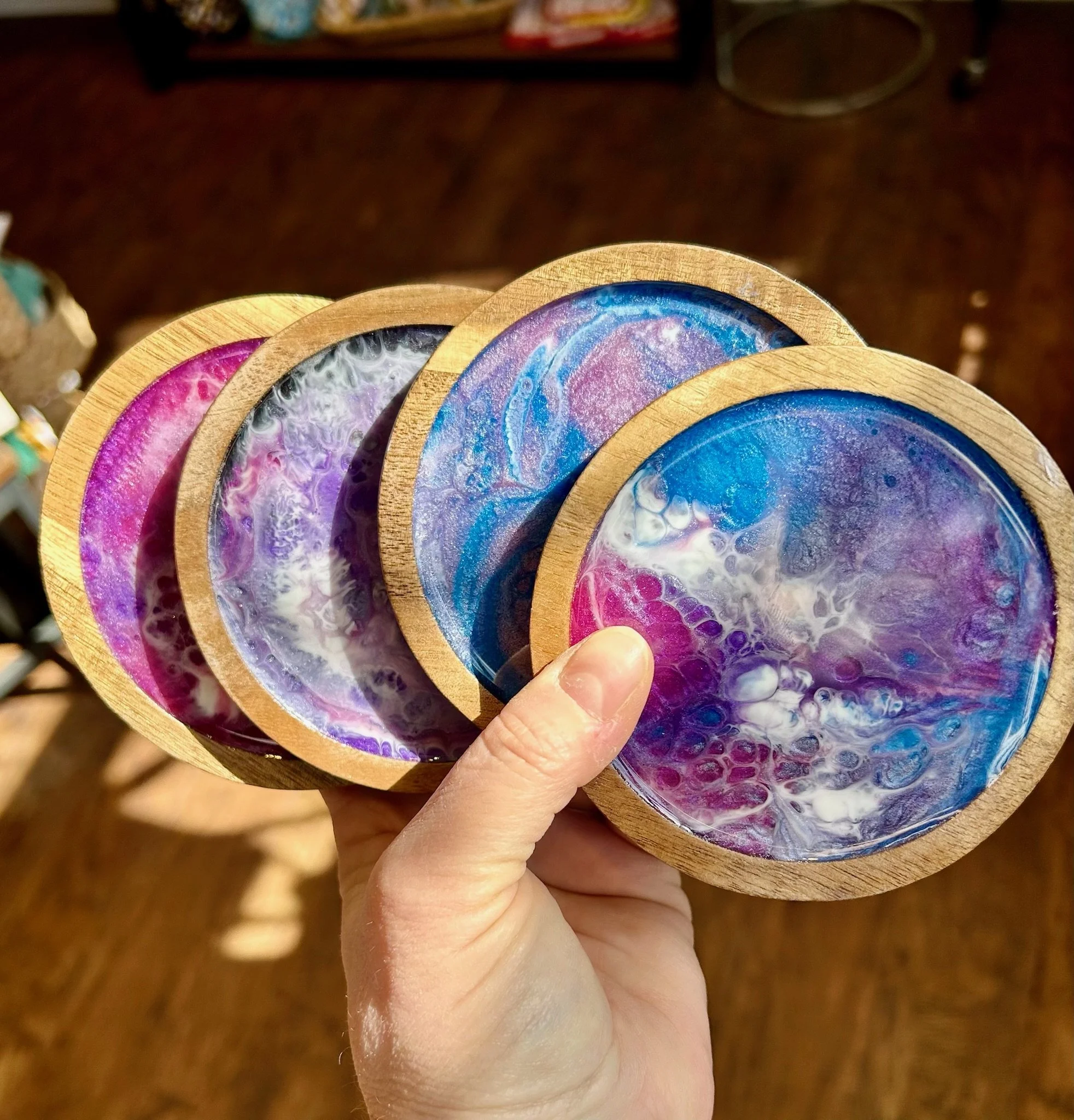 Resin Coasters — Locally Crafted Workshop