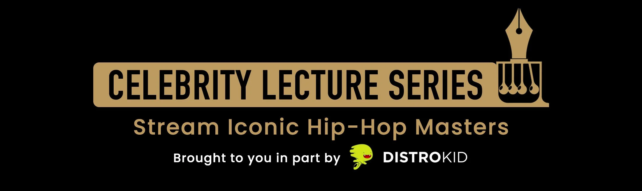 Celebrity Lecture Series — Pendulum Ink