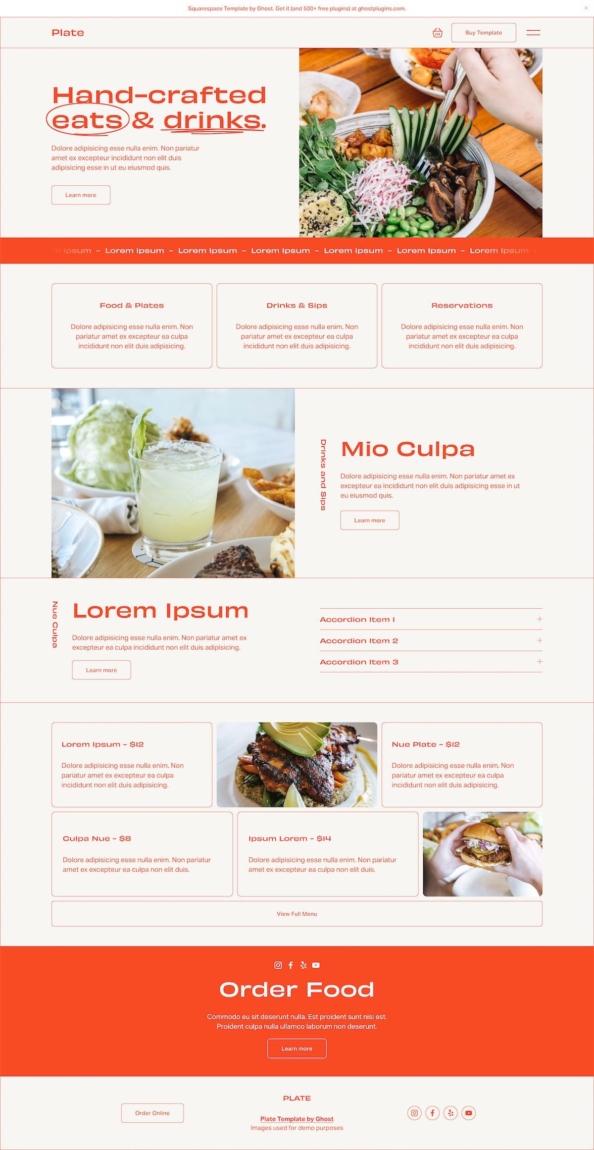 Uniweb Digital | Best Website Templates for Restaurants on Squarespace