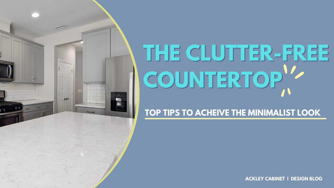 The Clutter-Free Kitchen Countertop! – Easy Tips to Keep Your Kitchen ...