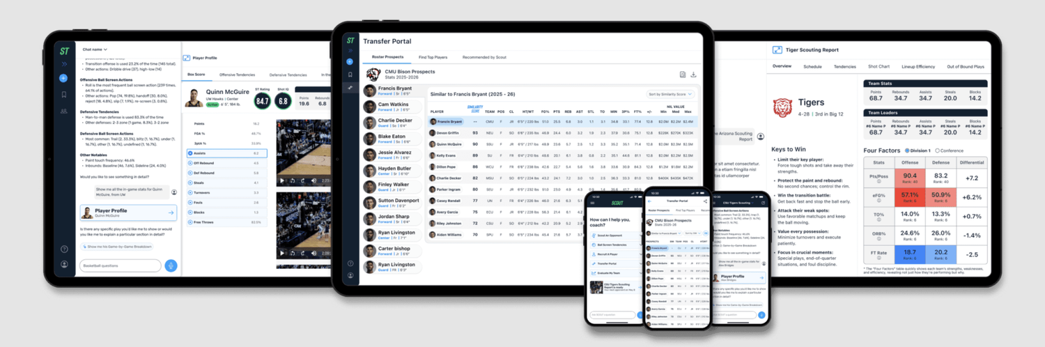 ShotTracker Launches AI-Powered Transfer Portal Tool Inside Scout