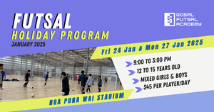 January 2025 Futsal Holiday Program — Gosal Futsal Academy