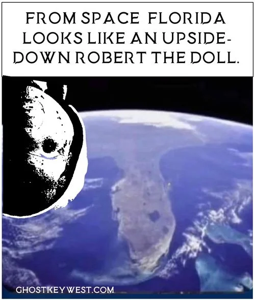 The State of Florida Looks Like An Upside Down Robert the Doll From ...