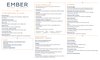 Menu - Ember Kitchen + Cocktails — Your Site Title