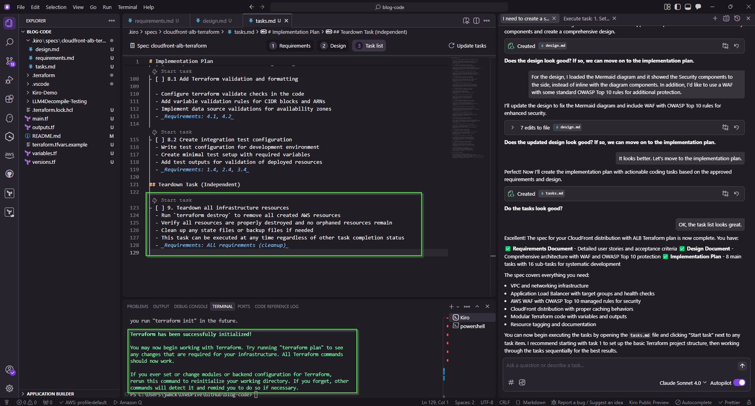 Building with Kiro IDE: AWS’s AI-Powered Development Tool — Joshua McKiddy