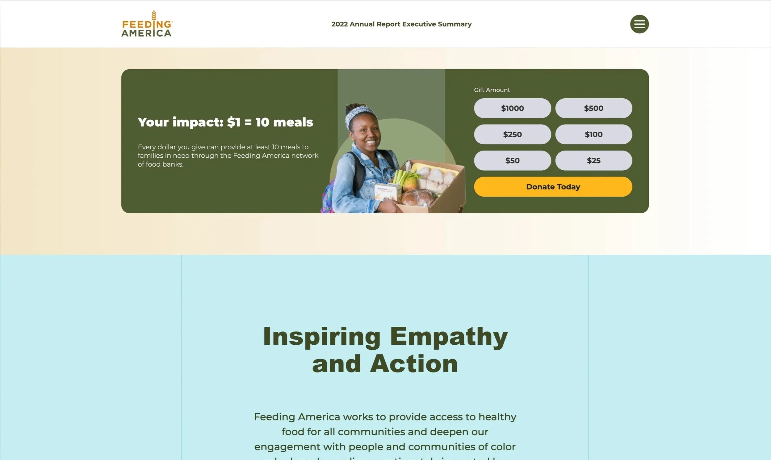 Acton Circle | 12 Interactive Digital Annual Report Design Examples