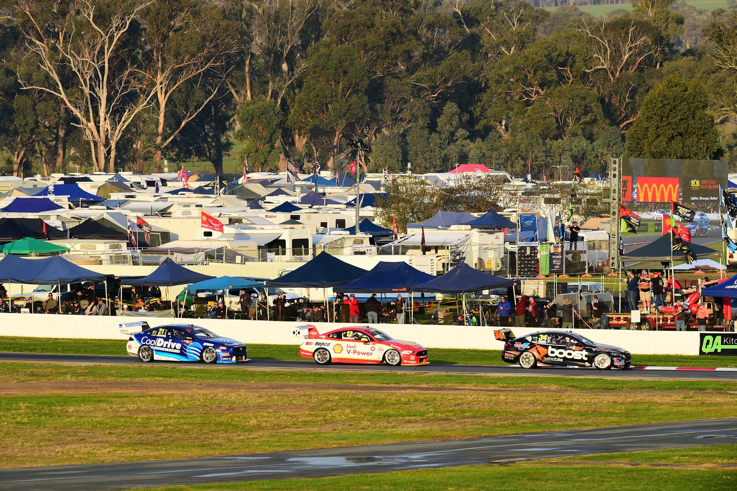 Supercar camping — Winton Motor Raceway