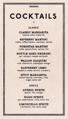 Menu 1 — WALLOP