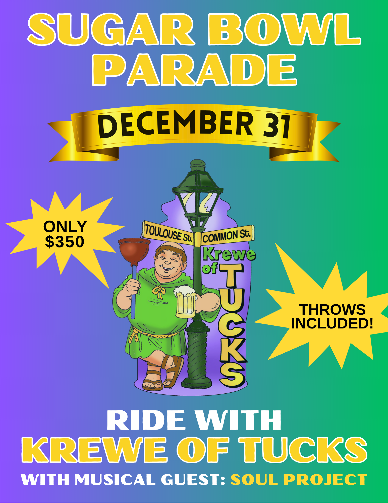 Sugar Bowl Parade | Join the Festivities Today — Funky Tucks