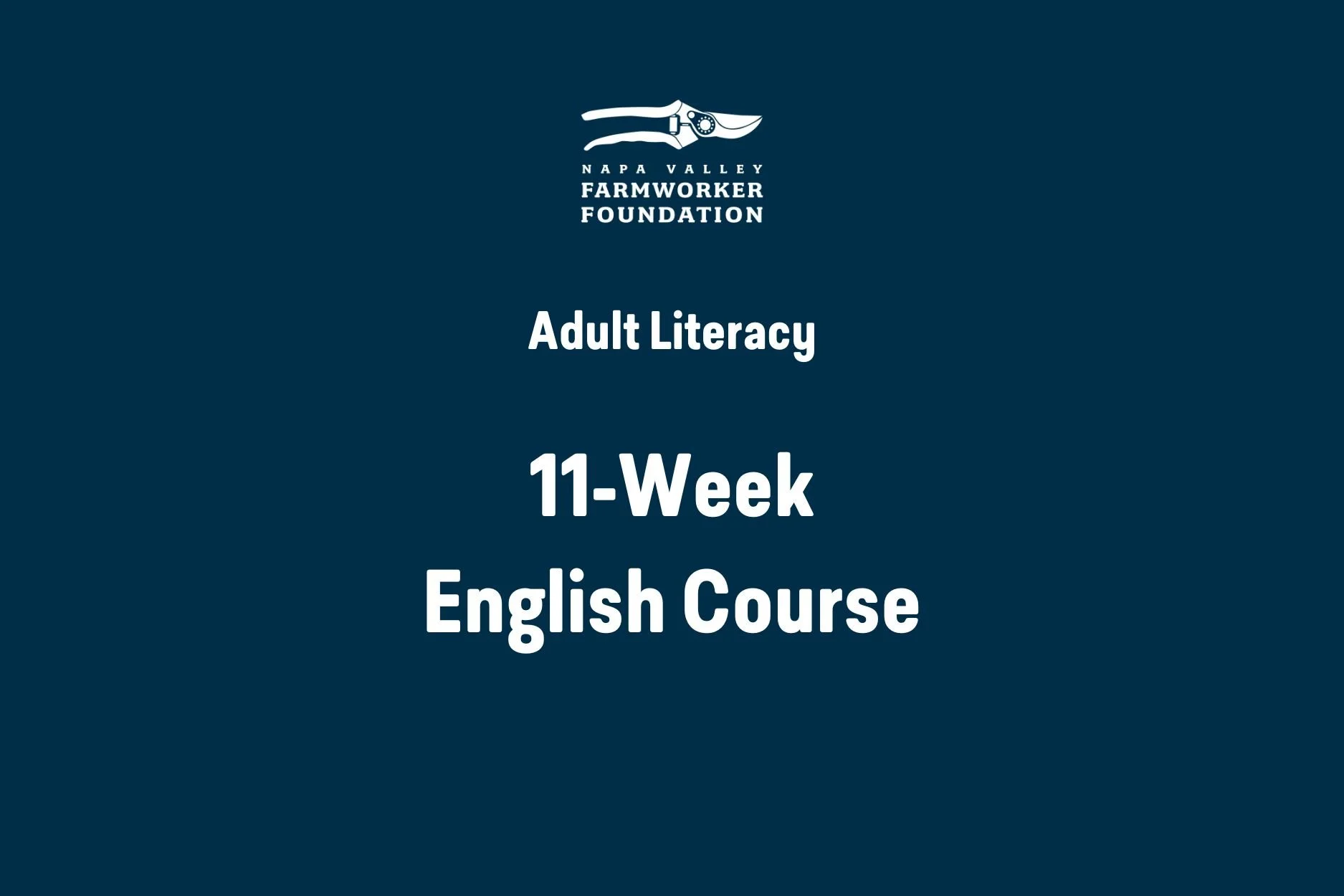 Adult Literacy — Napa Valley Farmworker Foundation