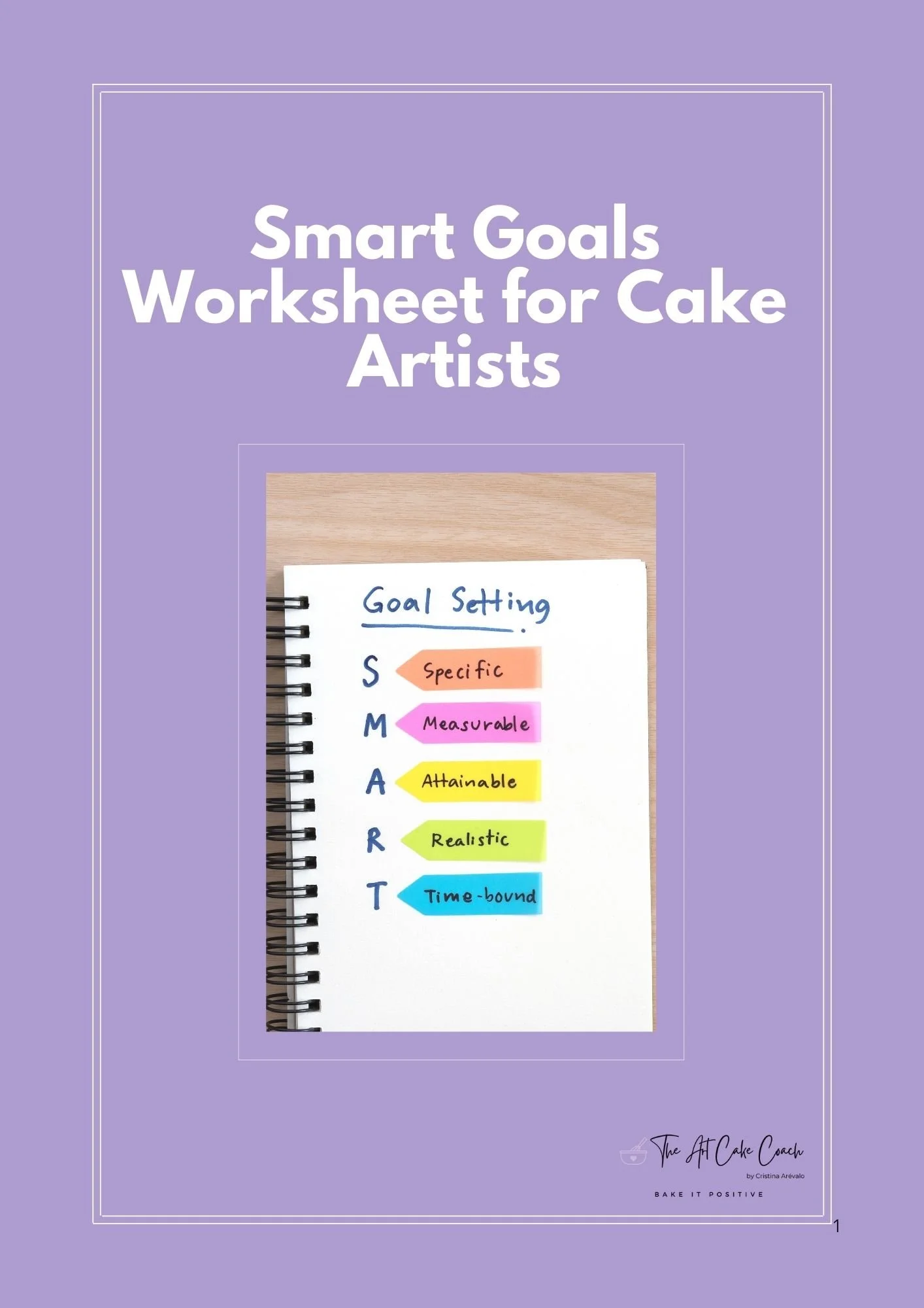 SMART Goal Worksheet for cake artists — The Art Cake Coach