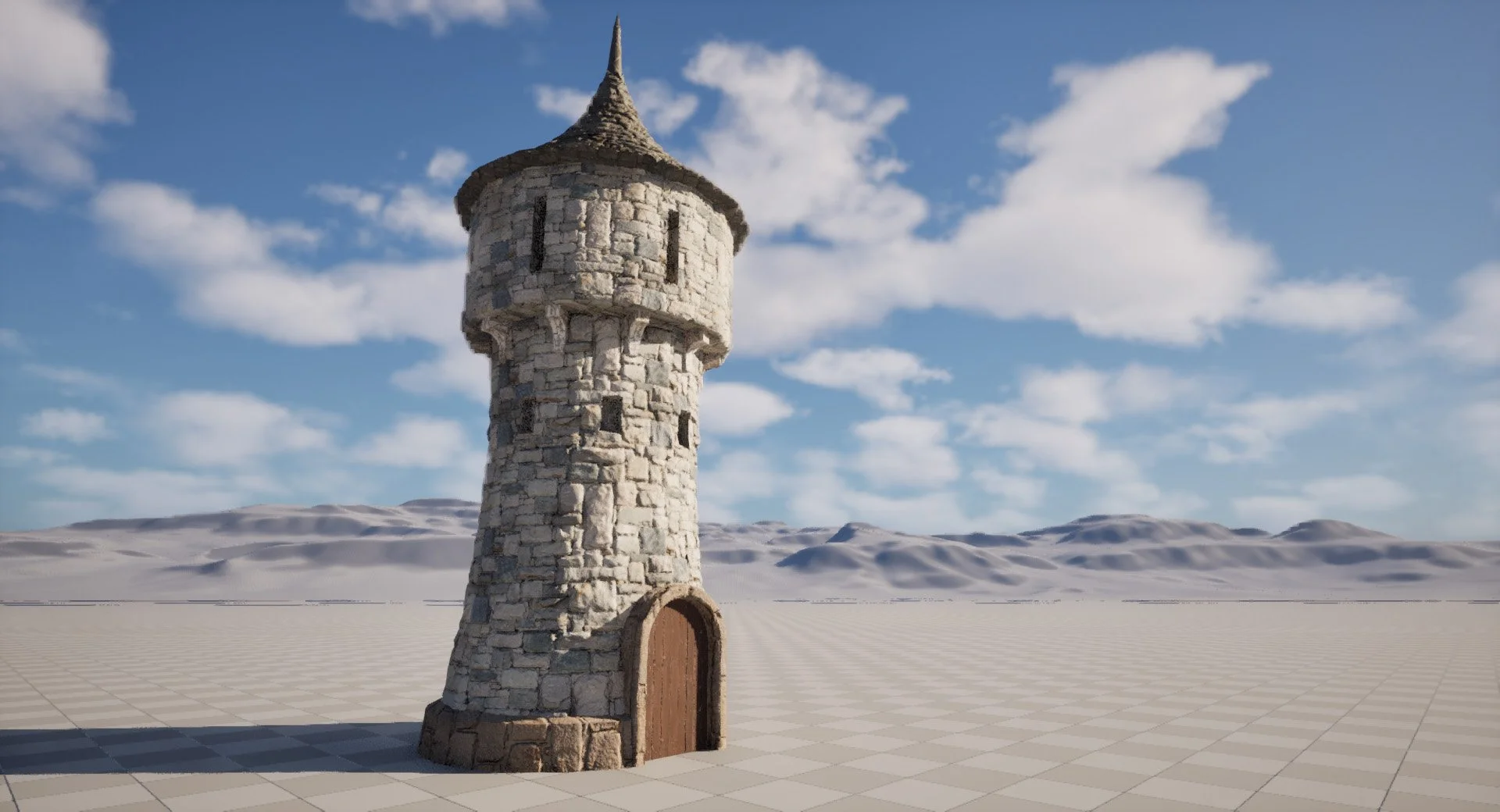 Modeling a Medieval Tower in Unreal Engine 5 — UNF Games