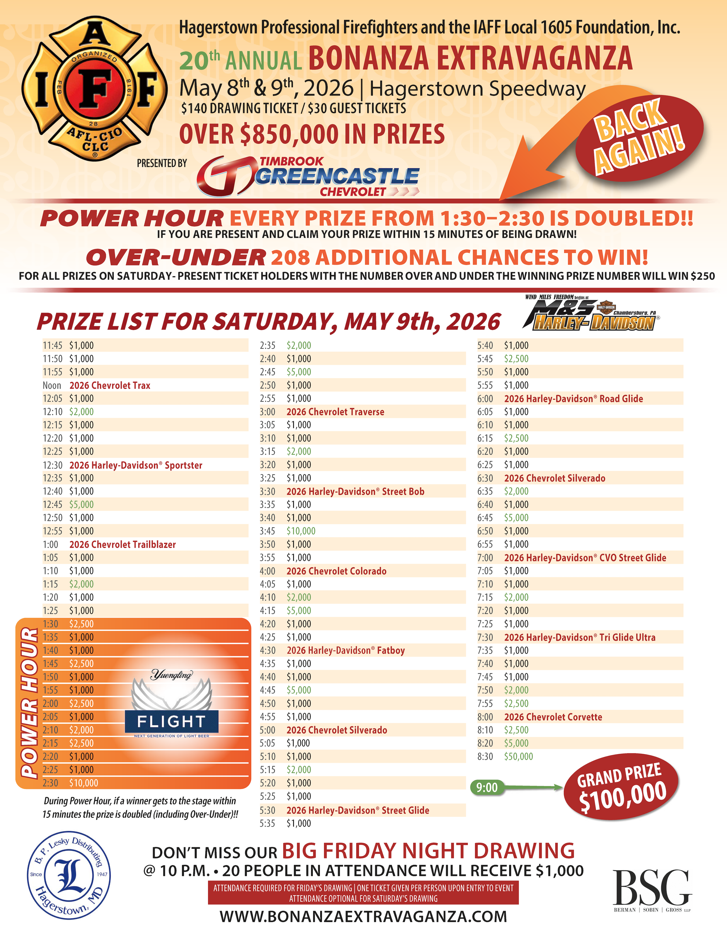 Other Winners — BONANZA EXTRAVAGANZA