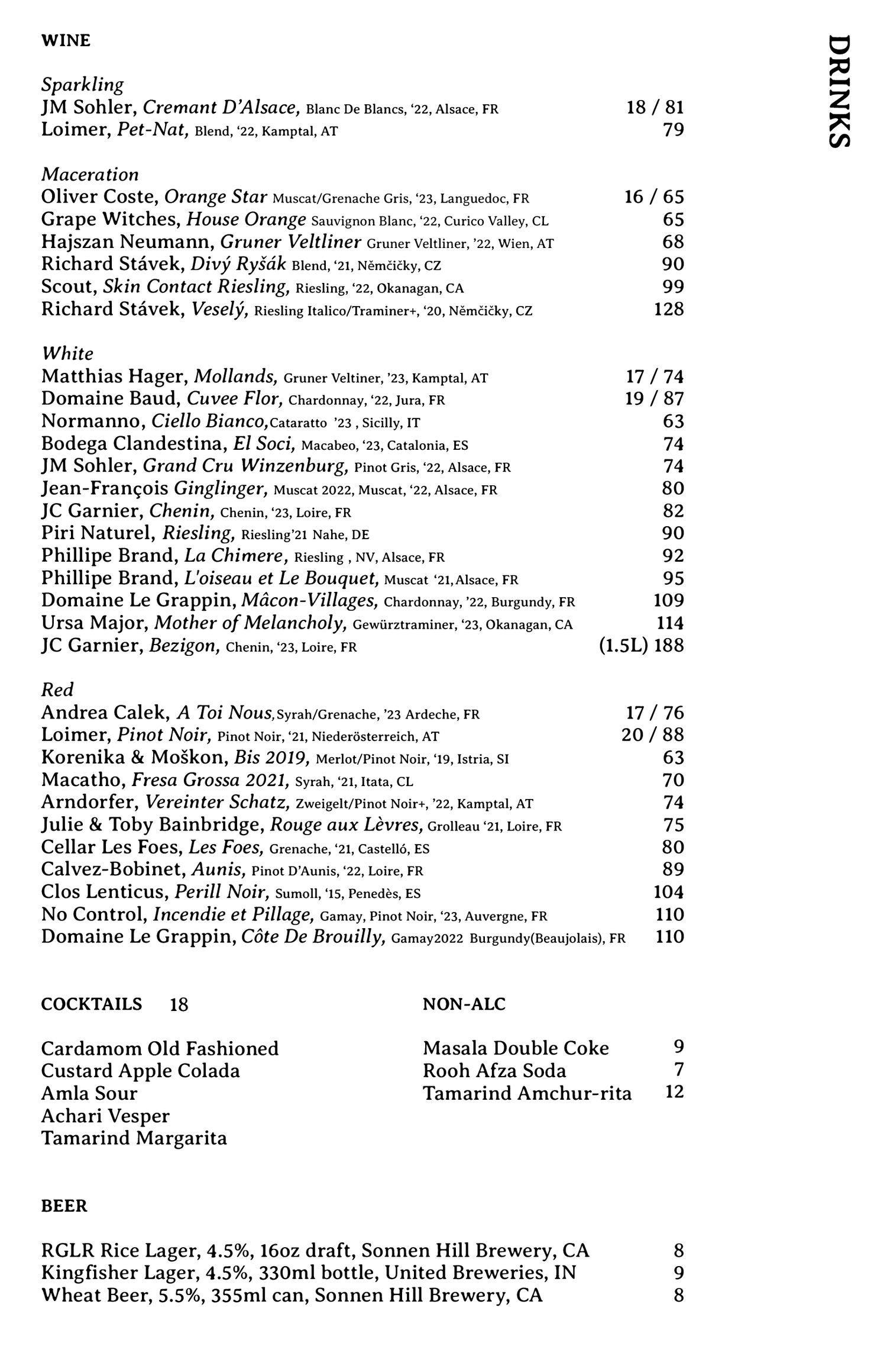 Menu — Jamil's Chaat House