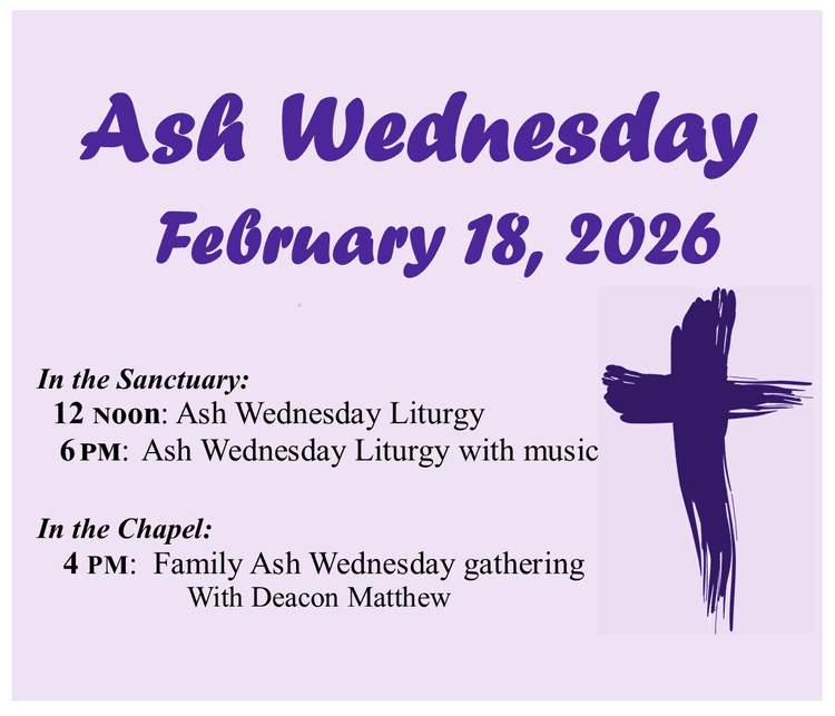 Ash Wednesday Activities | The Episcopal Church of Saint Mary in ...