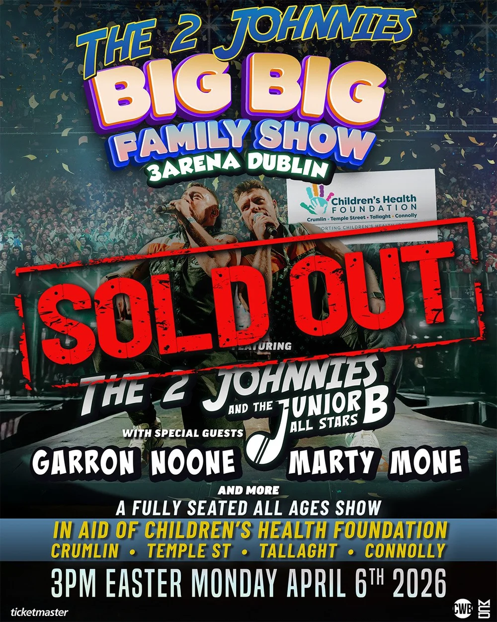 The BIG BIG Family Show is now SOLD OUT!!! — The 2 Johnnies
