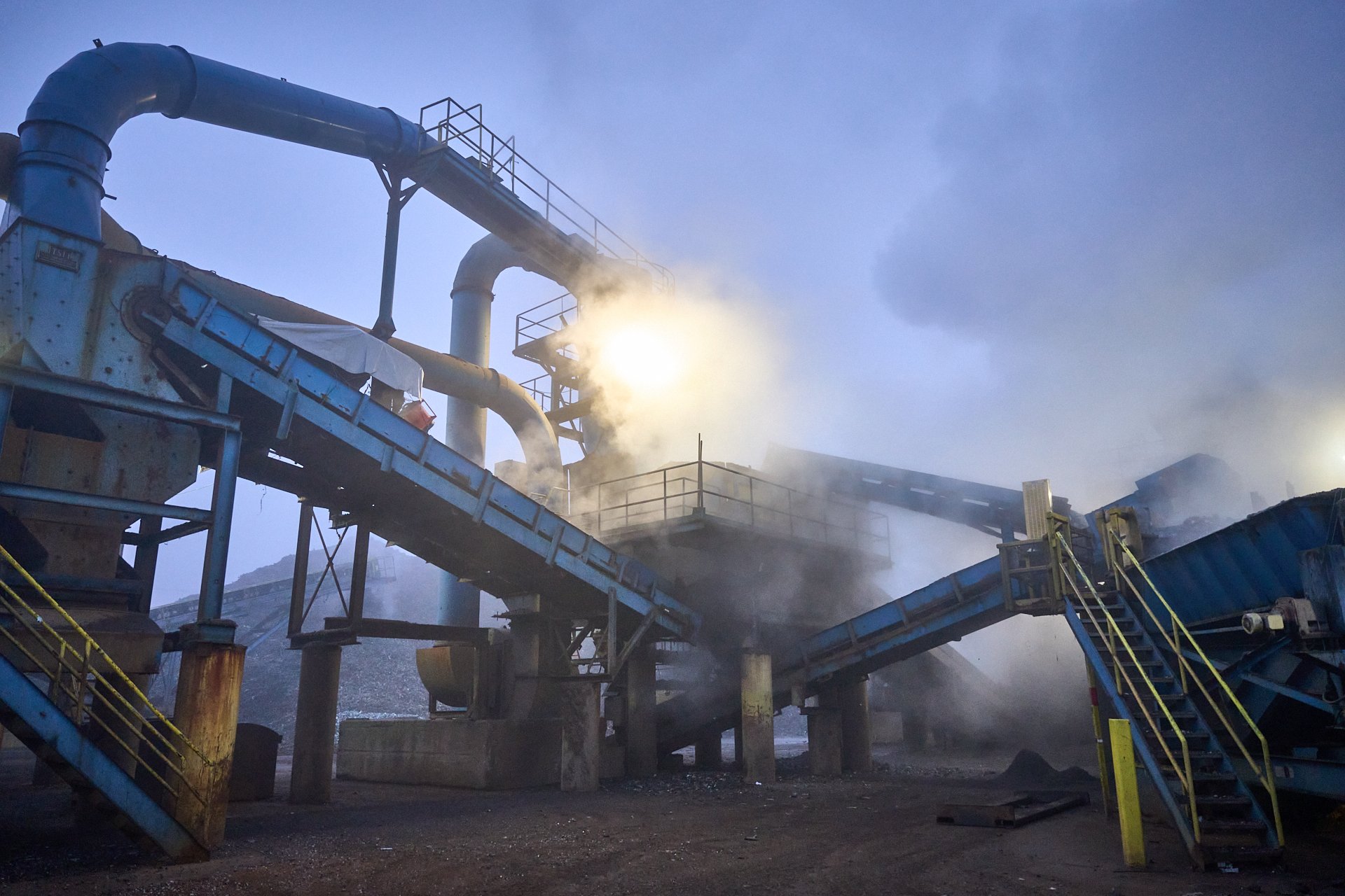 Steel & Auto Shredding — Metro Metals