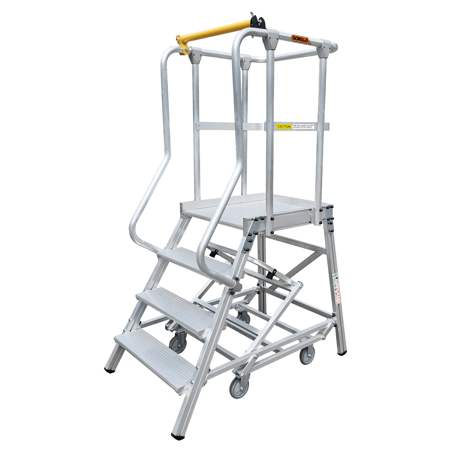 4 STEP HEAVY DUTY ORDER PICKER — Gorilla Ladders