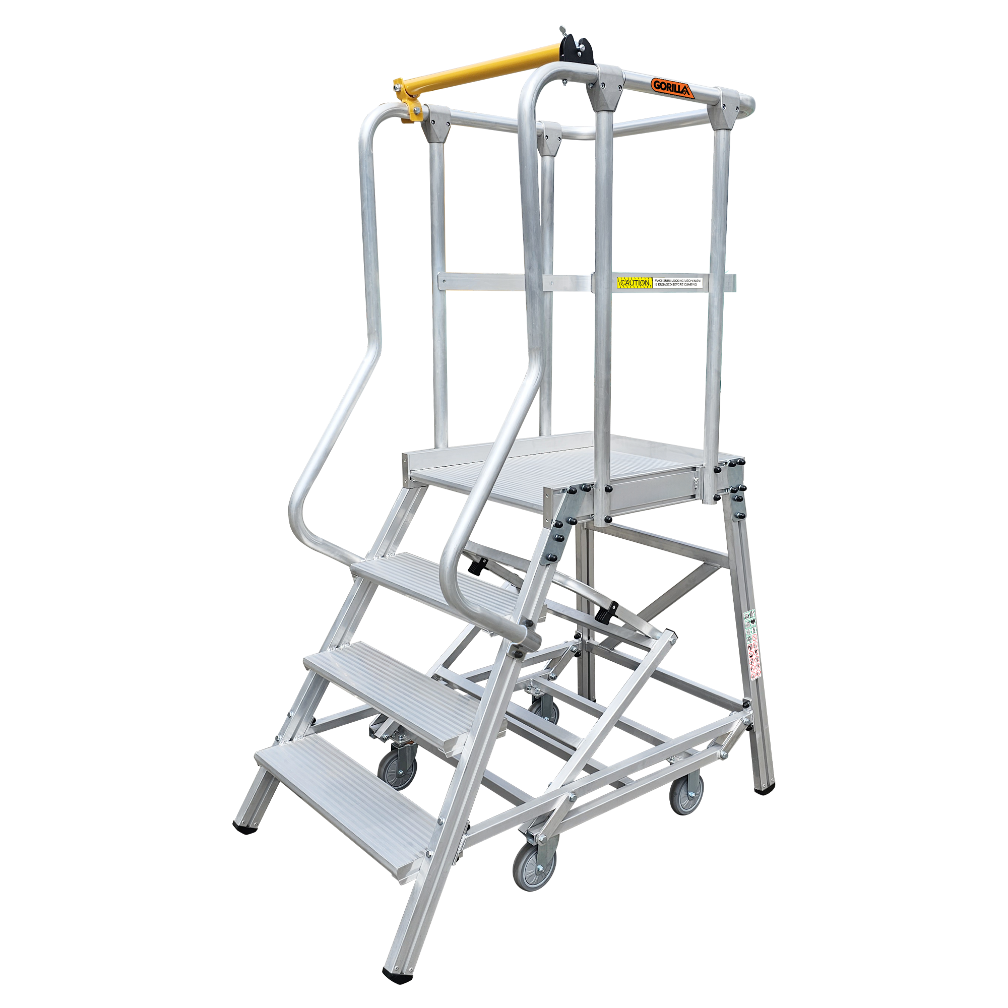 4 STEP HEAVY DUTY ORDER PICKER — Gorilla Ladders