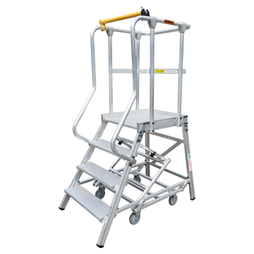 4 STEP HEAVY DUTY ORDER PICKER — Gorilla Ladders