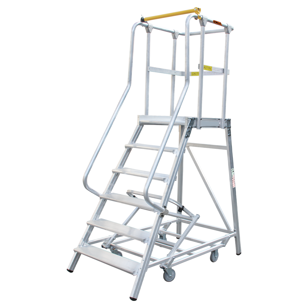 6 STEP HEAVY DUTY ORDER PICKER — Gorilla Ladders