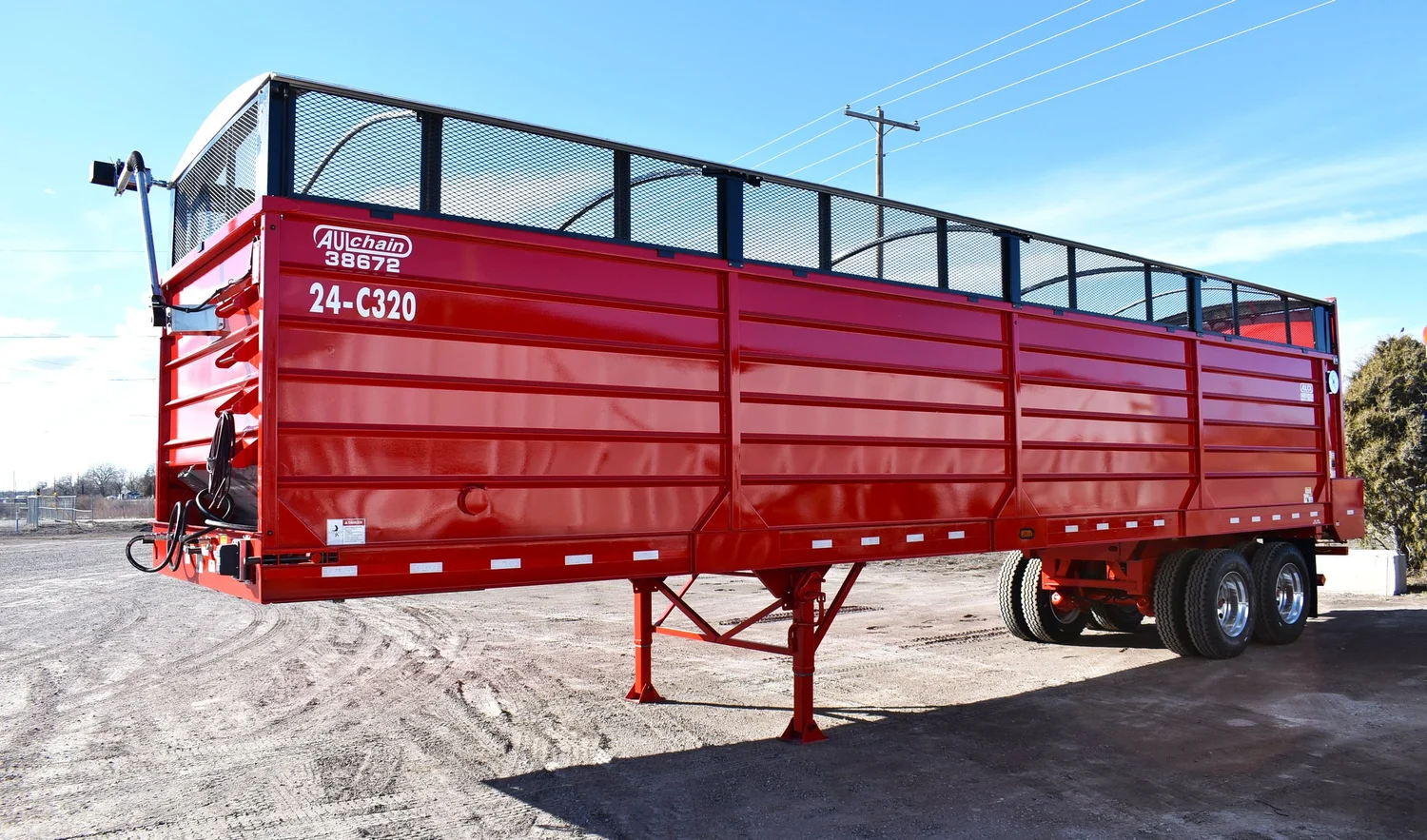 Chain Floor Trailer | Sales and Rentals | Aulick Industries — Aulick ...